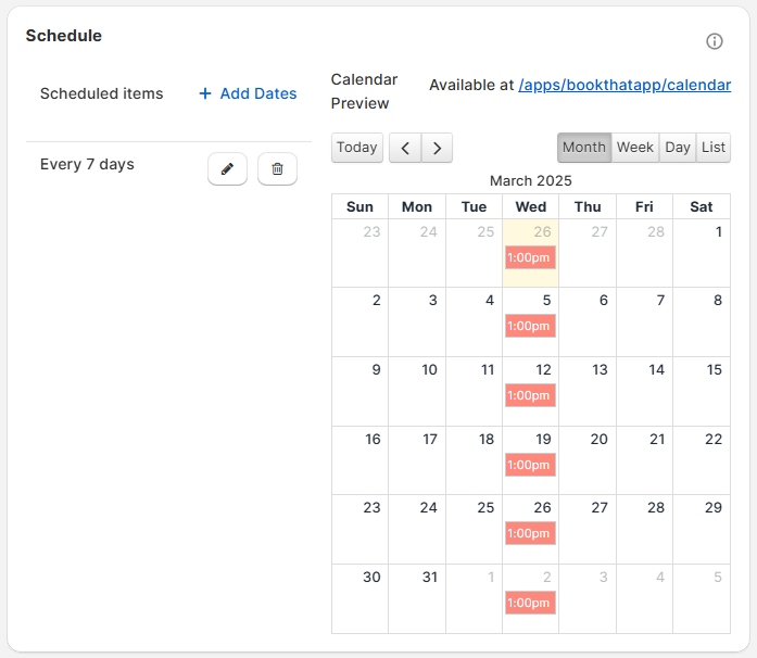 Setup Guide: The Class Widget – BookThatApp Help Desk